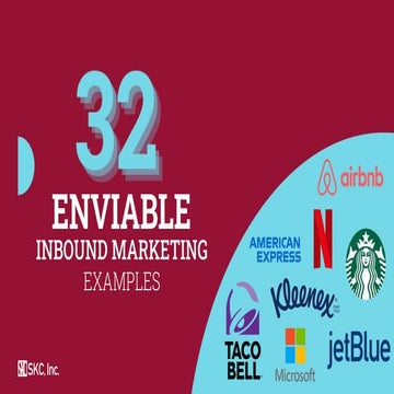 32 Enviable Inbound Marketing Examples | PPTX