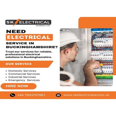Trusted Electrical Services in Buckinghamshire | SK Electrical Work Ltd ...