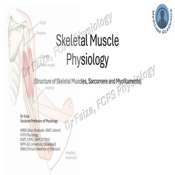 Skeletal Muscle strcuture_Physiological properties | PDF
