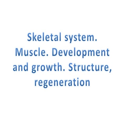 Skeletal System | PPTX