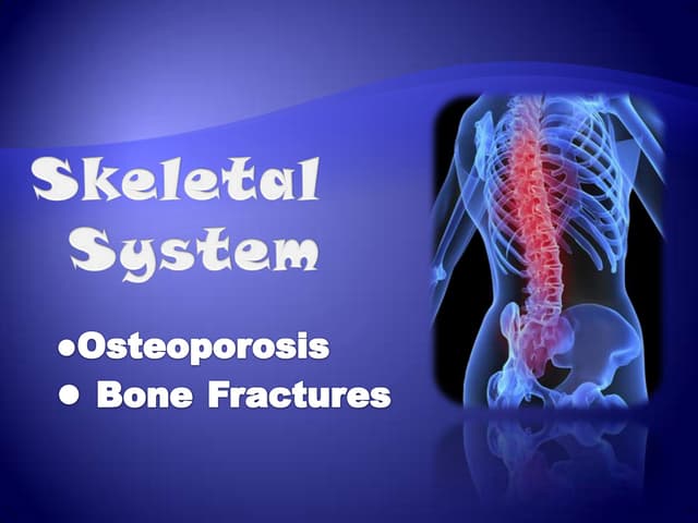 Pathophysiology of osteoporosis | PPTX