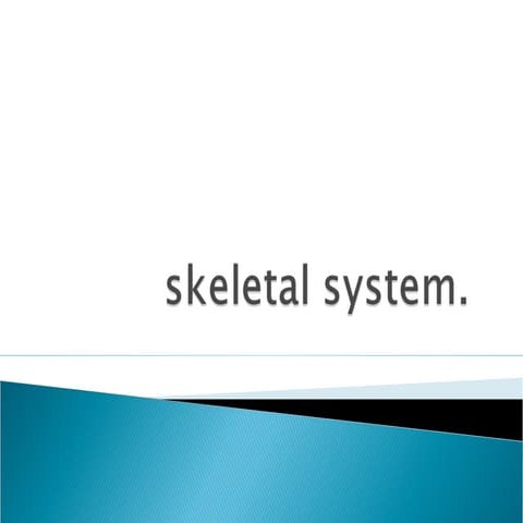 common diseases/disorders of the skeletal system | PPT
