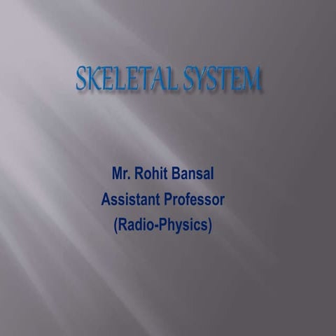Human Skeletal System, Class 11 (Science).pptx