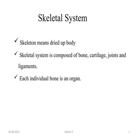 skeletal system introduction and what are the bones found in our body ...