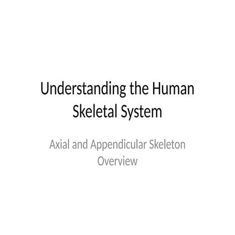 Skeletal_System_Cognitive_Map Skeletal_System_Cognitive_Map | PPTX