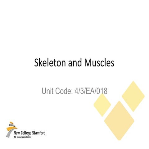 Skeletal system | PPTX