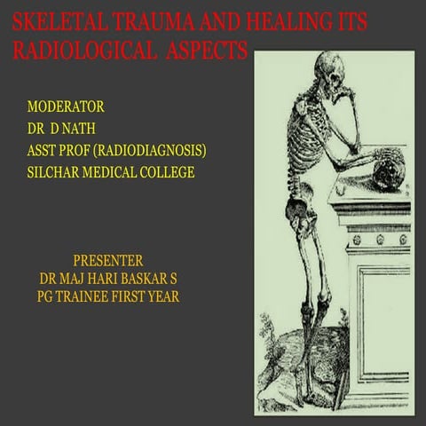 Skeletal Trauma And Healing Its Radiological Aspects | PPT