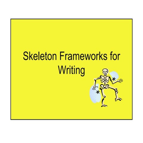 Skeleton Frameworks for geography | PPT
