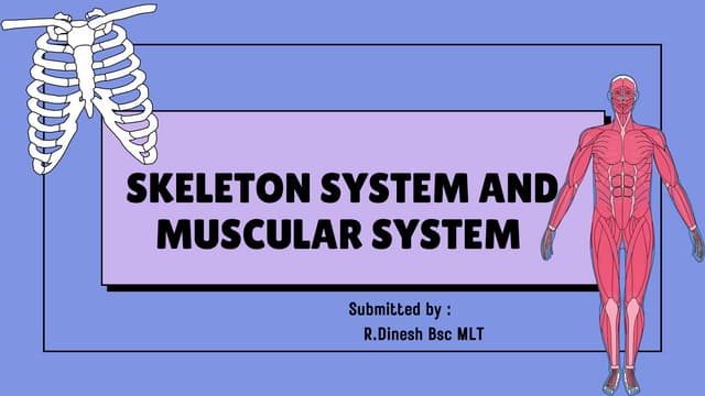 Skeletal system science 6 | PPTX