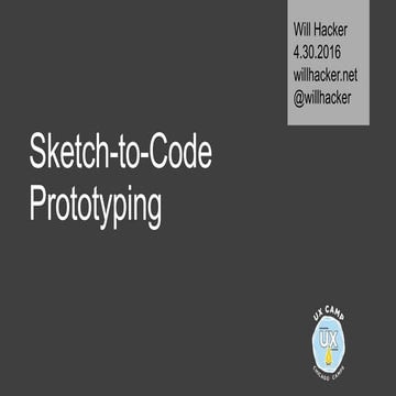 Sketch-to-Code Prototyping | PPT