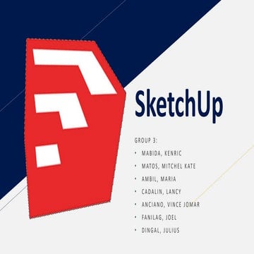 SketchUp is valued for its versatility and ease of use. | PPTX
