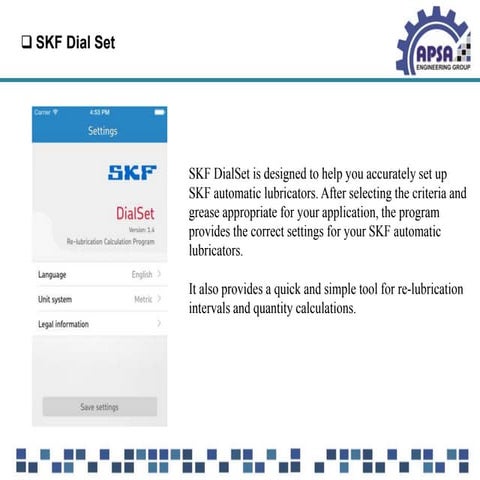 Skf dial set introduction | PPT