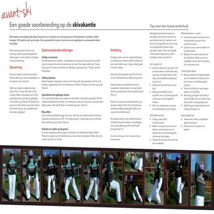 Een goede voorbereiding op de skivakantie | PDF