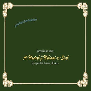 SKI-Kelas-X seirah nabi Muhammad SAW dan nasabnya | PPTX