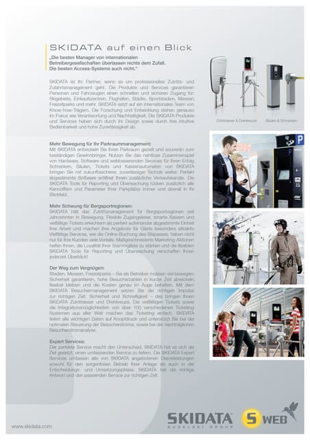 Skidata Careers presentations