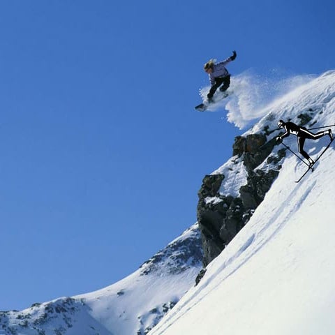 Skiing Flip Animation | PPTX