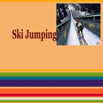 Ski jumping | PPTX