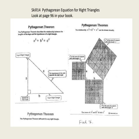 Pythagorean Theorem.powerpoint for grade 9 | PPTX