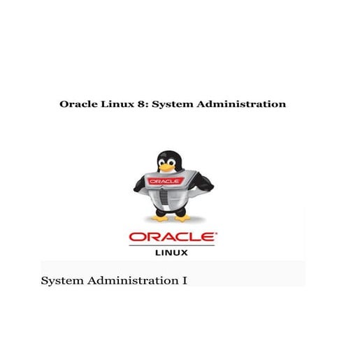 Oracle Linux 8 and Red Hat Linux preguntas del curso | PDF