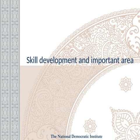 Skill development among Important areas.ppt | Civic affairs | Politics