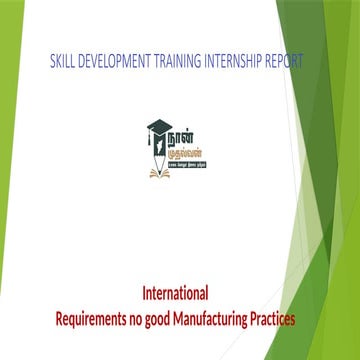 SKILL DEVELOPMENT TRAINING INTERNSHIP REPORT.pptx