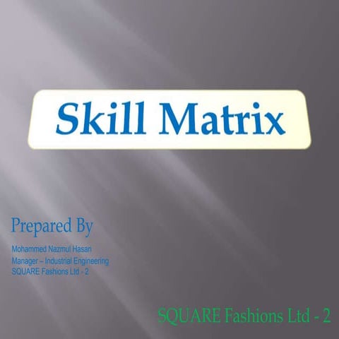 Standard minute value( SMV) in garments, calculation and importance | PPTX