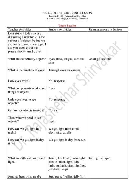 Science skit script | PDF