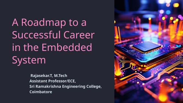 Profile of an embedded engineer | PDF