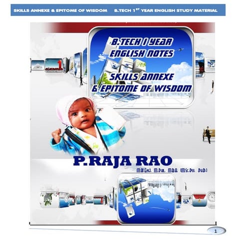 SKILLS ANNEXE & EPITOME OF WISDOM - B.TECH 1ST YEAR ENGLISH STUDY ...