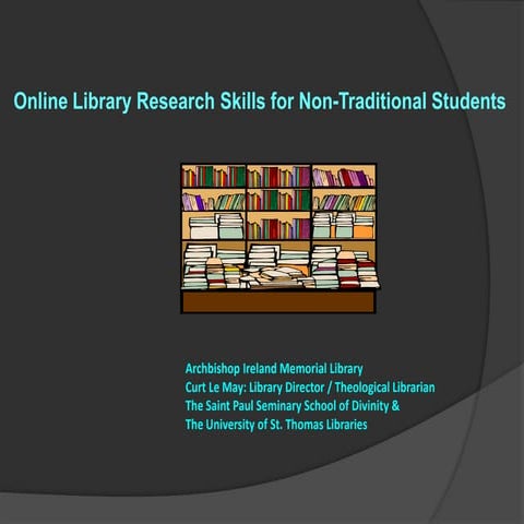 Library research methods | PPTX