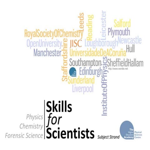 Skills For Scientists Poster | PPTX