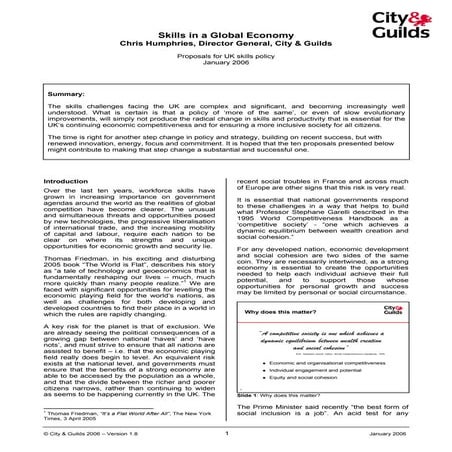 Skills In A Global Economy Paper V1.8p