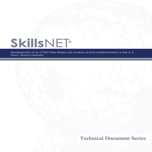 SkillsNET Web-Based Job Analysis | PDF