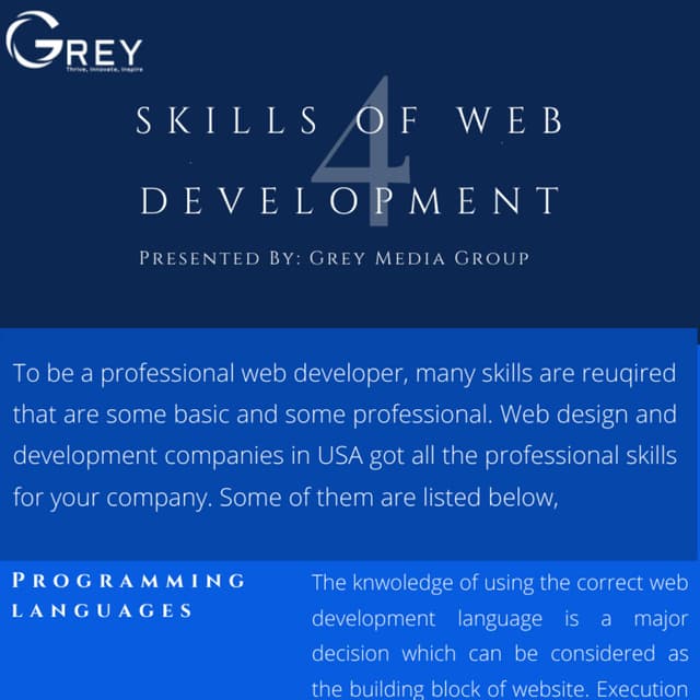 Skills of web development | PDF