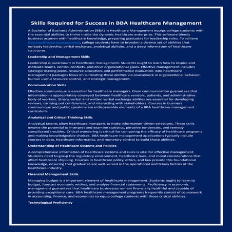 Skills Required for Success in BBA Healthcare Management.pdf