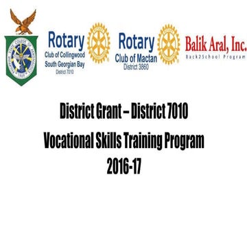 Skills Training Report | PPT