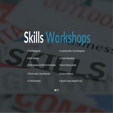 Skills workshops 2019 | PDF
