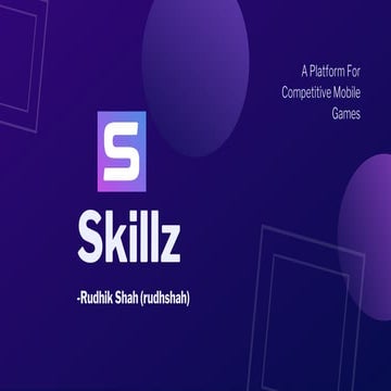 Skillz | PDF | Mobile Games | Video Gaming
