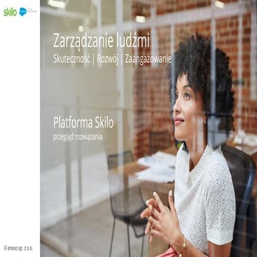 Skilo - system do zarządzania ludźmi w firmie | PDF