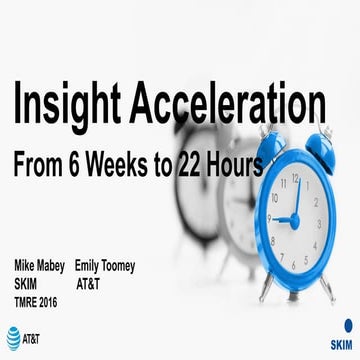 AT&T’s insight acceleration: from 6 weeks to 22 hour research | PDF