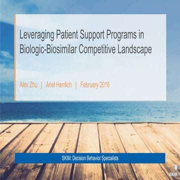 Redefining the role of patient support programs: Shifting the focus ...