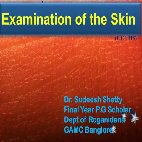 Skin Examination | PPT