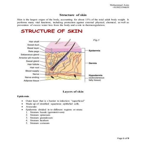 Cosmetics - Biological aspects and design of cosmeceutical products | DOCX