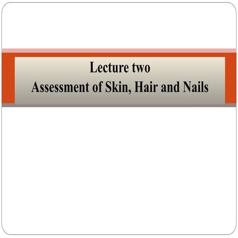 skin.pptThe integumentary system consists of the skin, hair, nails ...