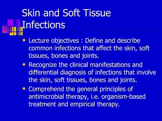 Infections of skin and subcutaneous tissue | PPTX