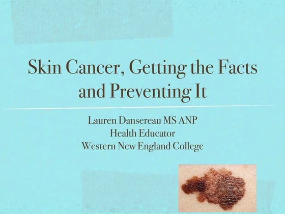 Skin cancer | PPTX