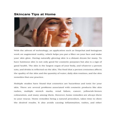 Skincare Tips at Home.pdf