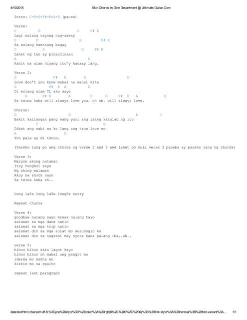 Himala chords by rivermaya @ ultimate guitar | PDF