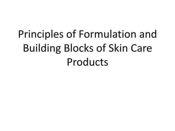 Cold cream vanishing cream | PPTX