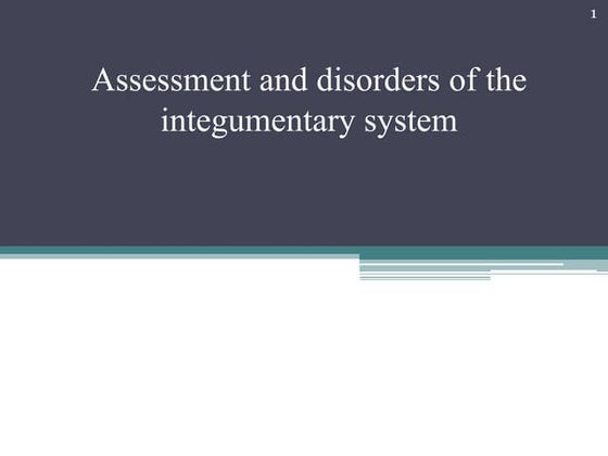 Milady skin diseases & disorders | PPTX | Skin and Dermatology ...